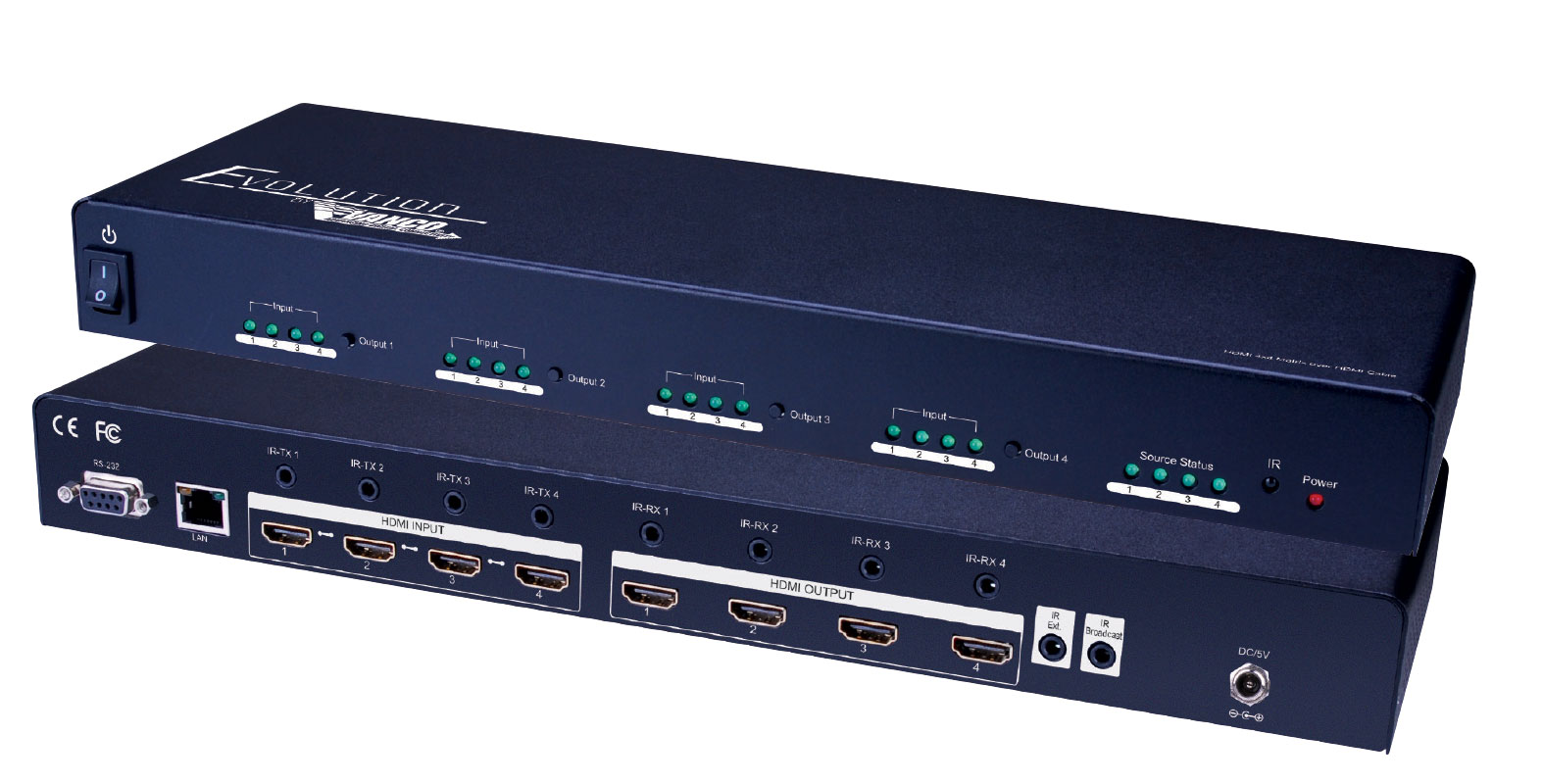 Evolution HDMI® 4x4 Matrix Selector Switch - Vanco Brands