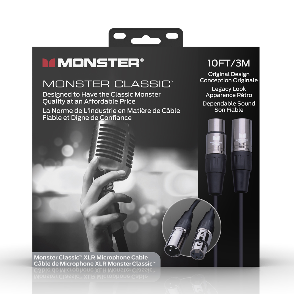 Monster Classic™ XLR Microphone Cable - Vanco International